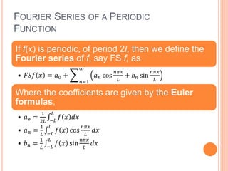 Fourier series and fourier integral | PPTX