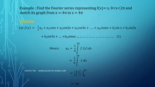 Fourier series and its applications by md nazmul islam | PPT