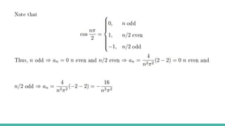 Fourier series and it's examples | PPT