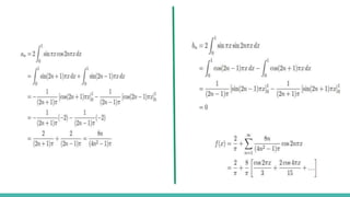 Fourier series and it's examples | PPTX