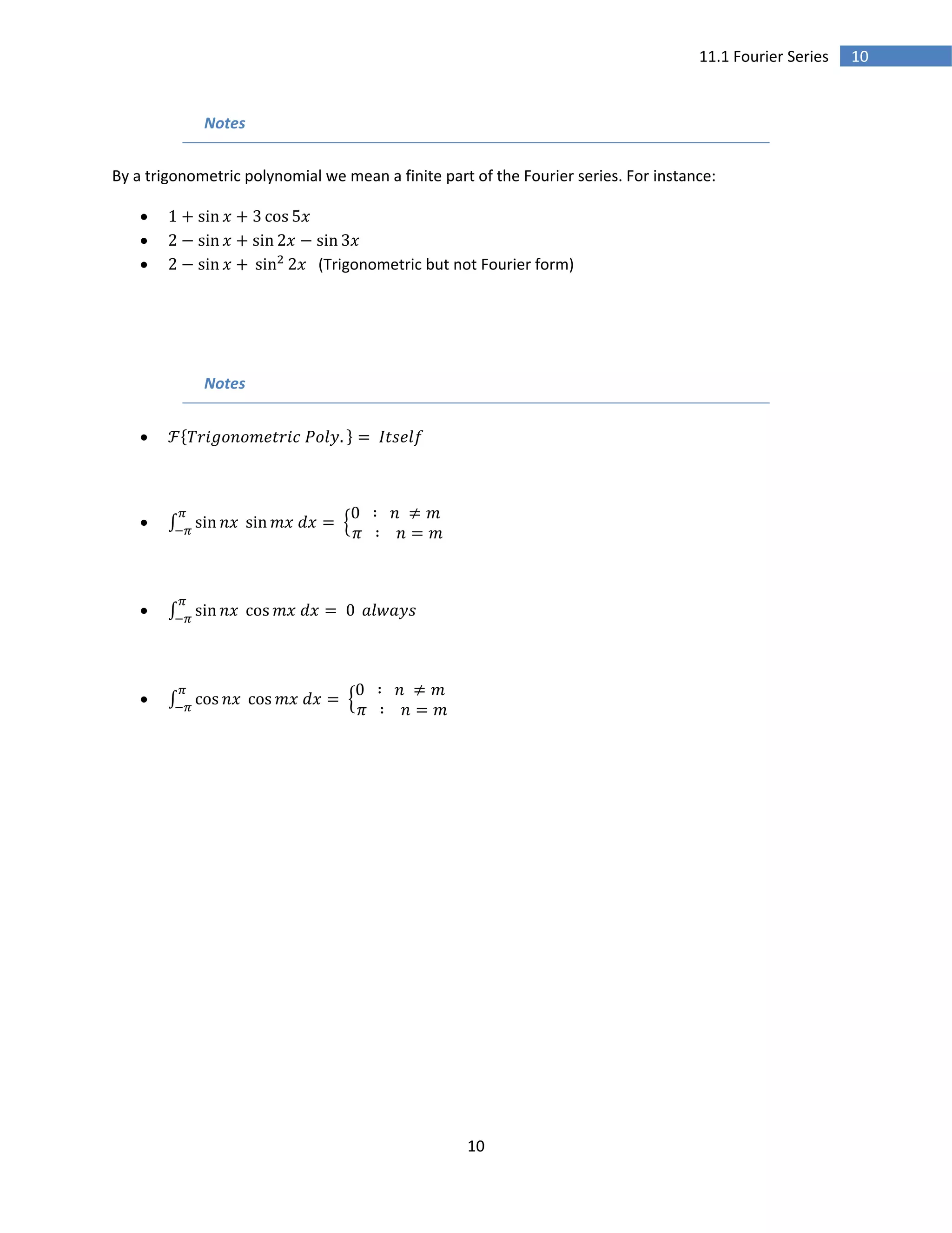 Fourier series and transforms | PDF