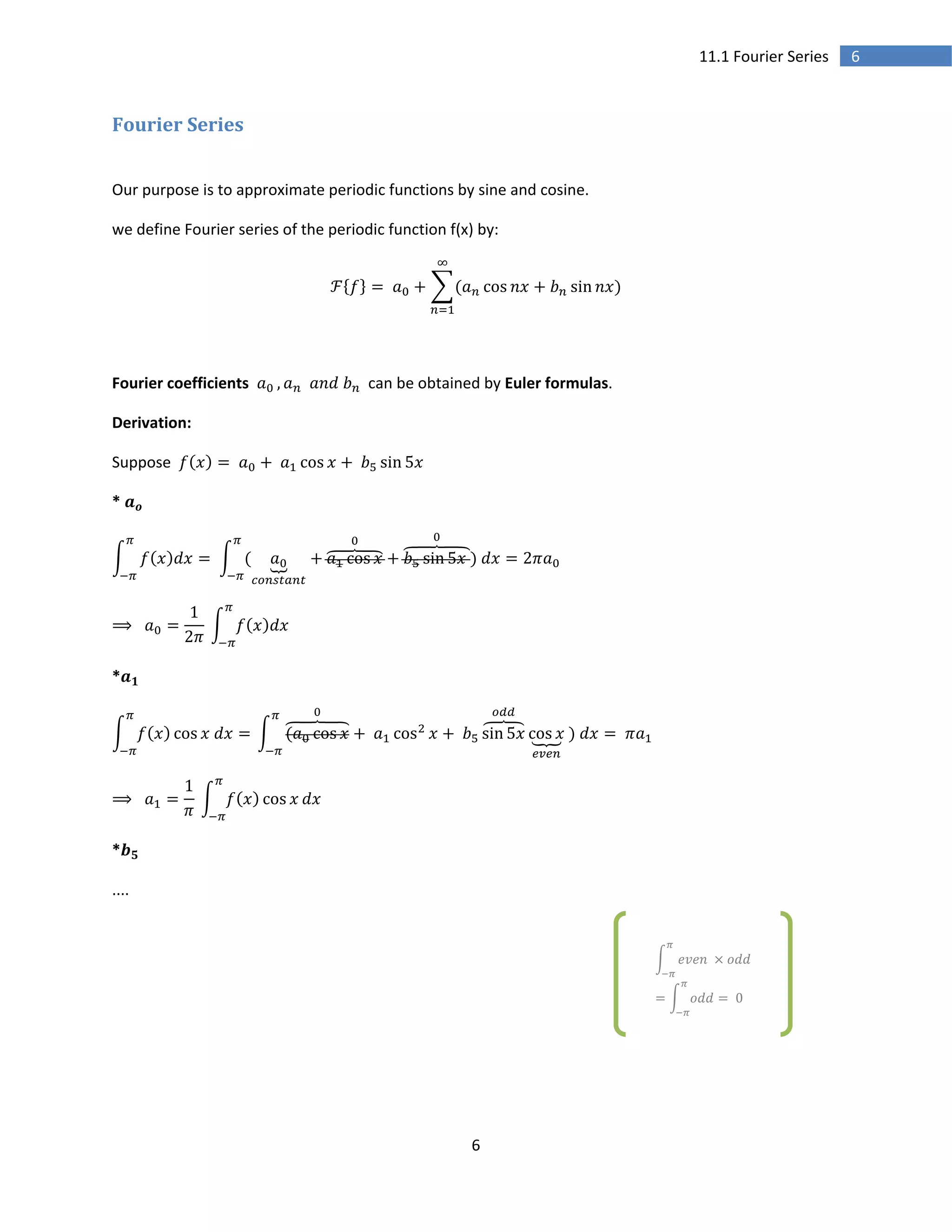 Fourier series and transforms | PDF
