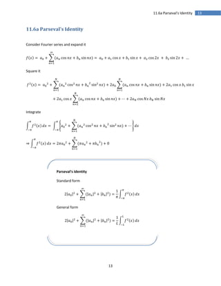Fourier series and transforms | PDF