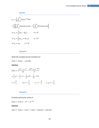 Fourier series and transforms | PDF