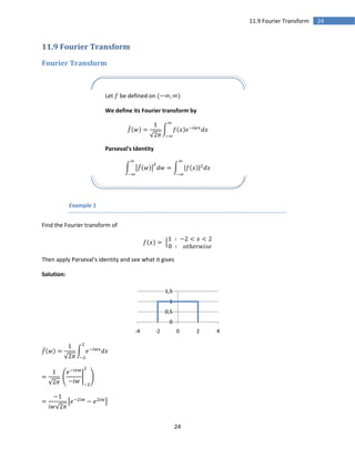 Fourier series and transforms | PDF