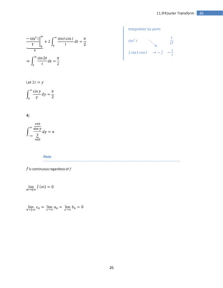 Fourier series and transforms | PDF