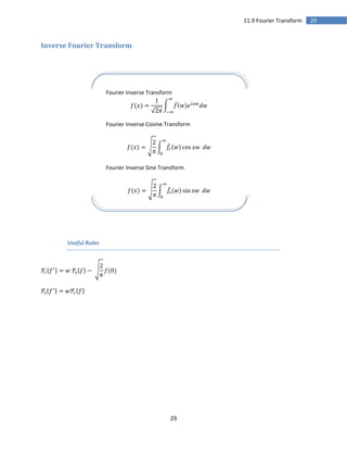 Fourier series and transforms | PDF