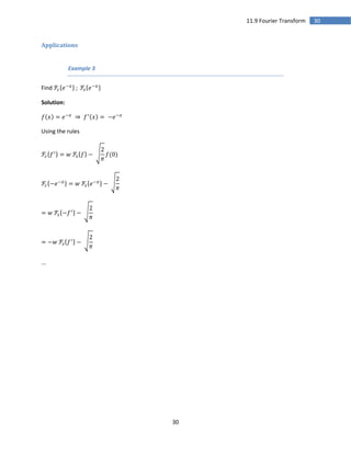 Fourier series and transforms | PDF
