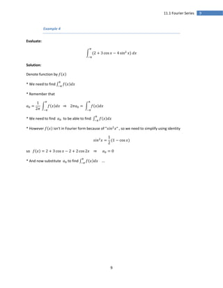 Fourier series and transforms | PDF