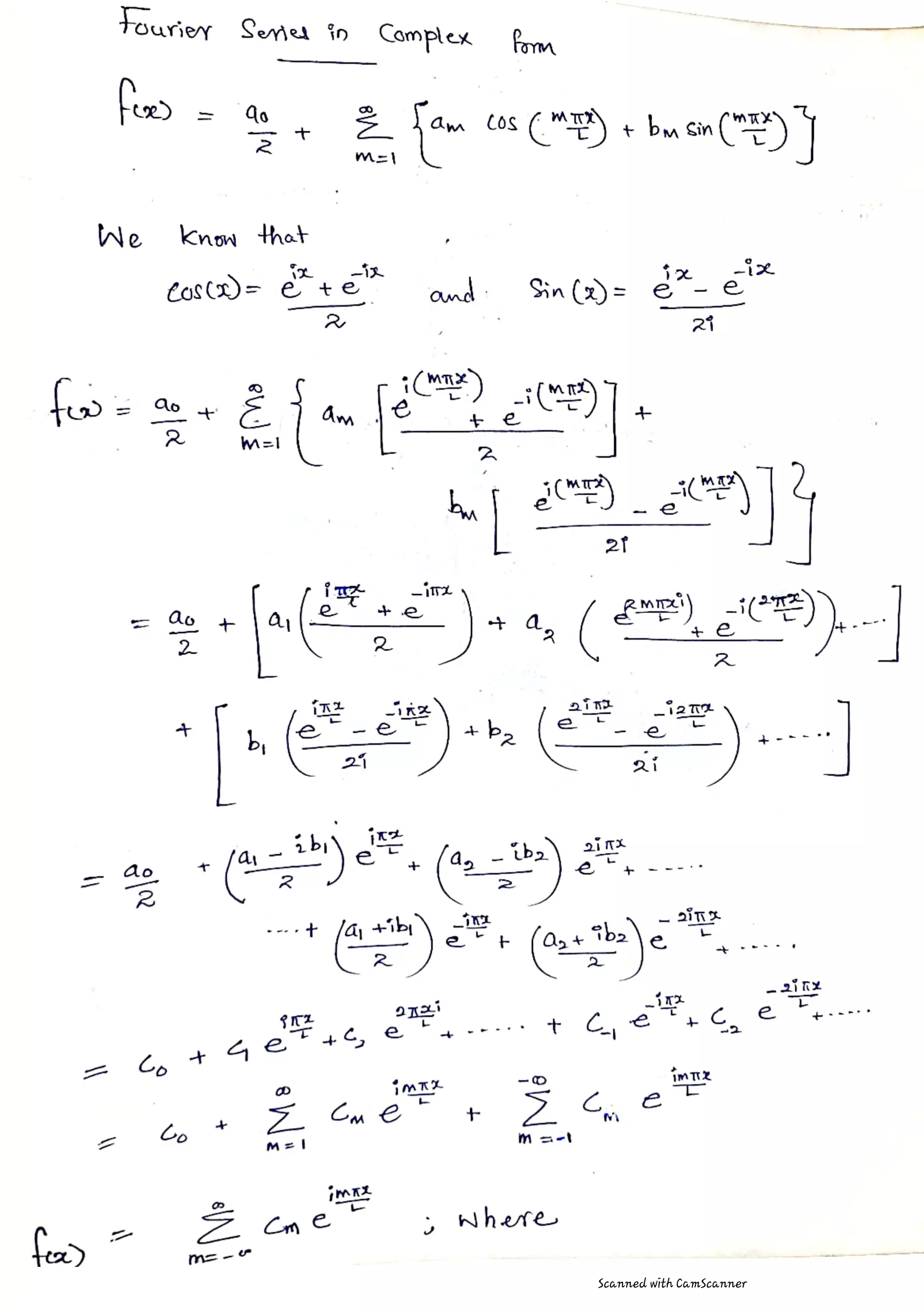 Fourier series complex form.pdf