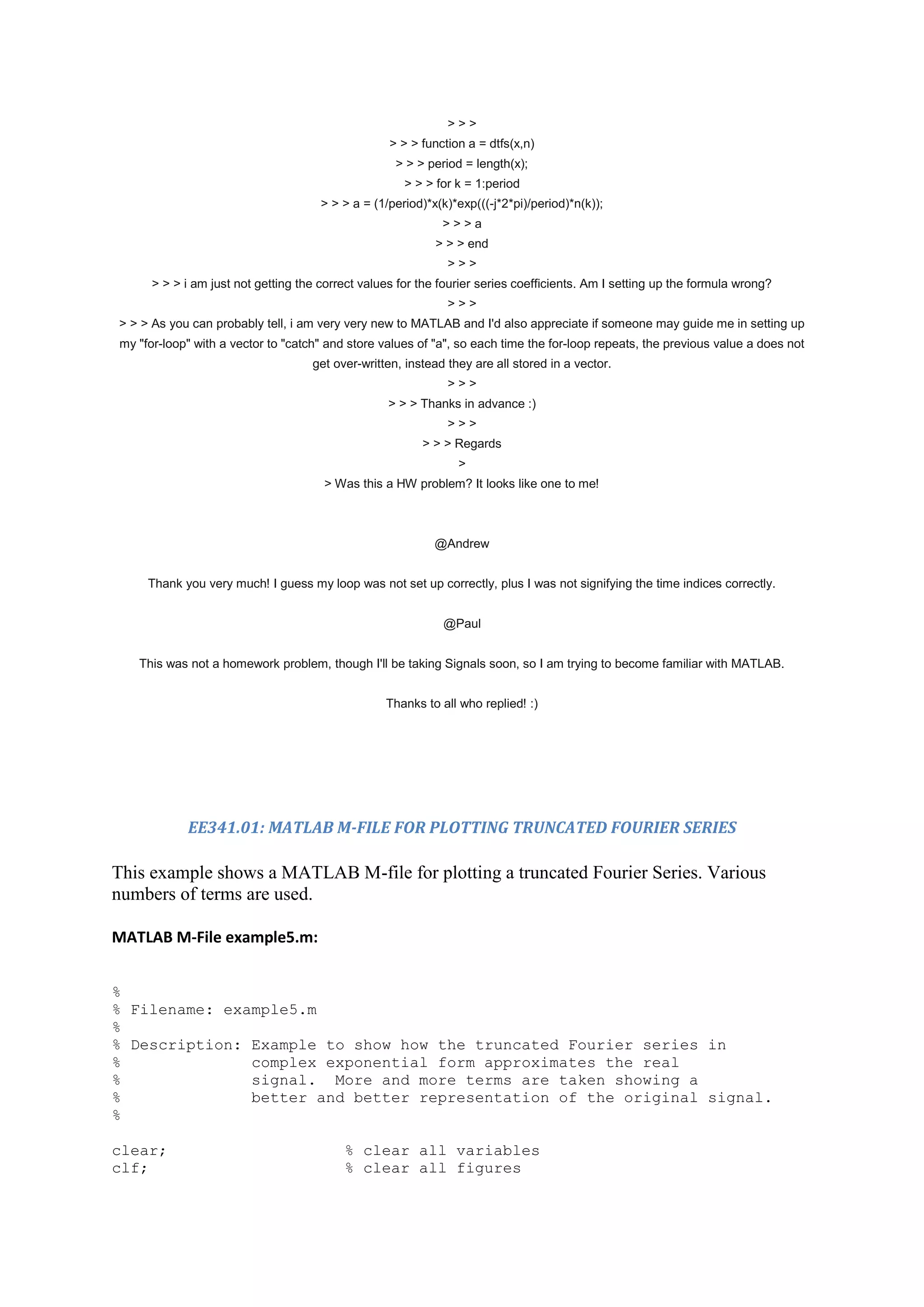 Fourier series example | DOCX