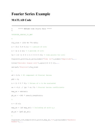 Fourier series example | DOCX