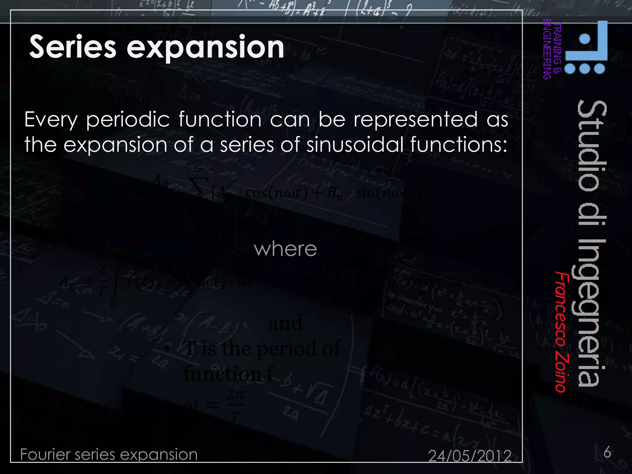 Fourier series expansion | PPTX