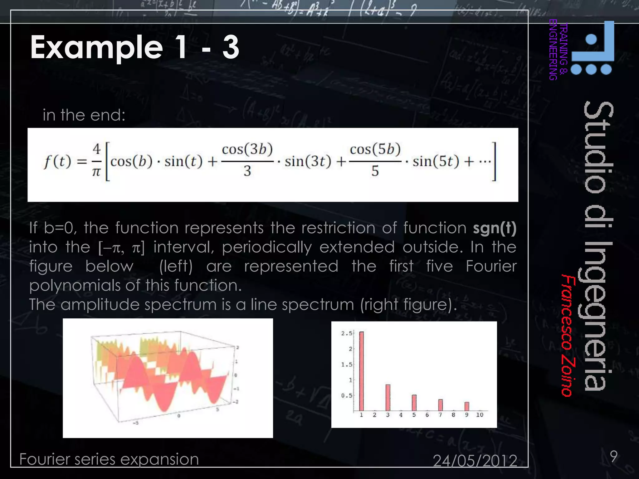 Fourier series expansion | PPTX