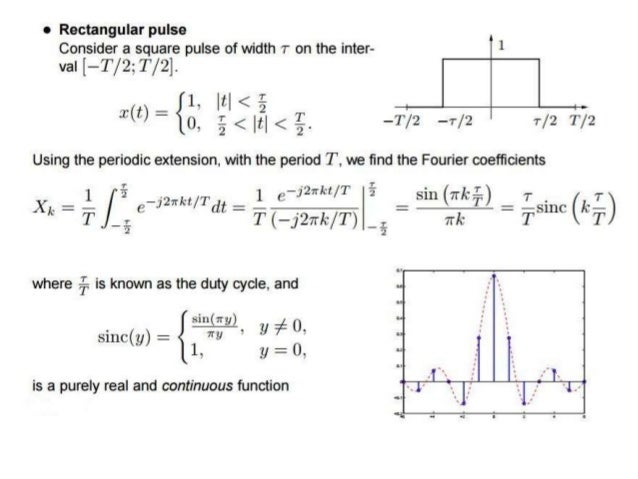 Fourier Series for Continuous Time & Discrete Time Signals