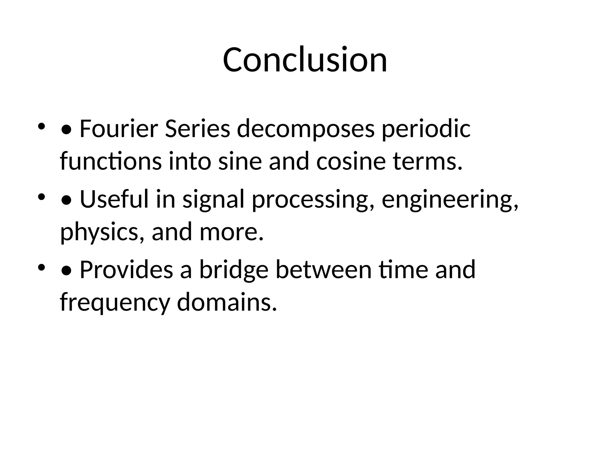Sample Generated Fourier Series Presentation | PPTX