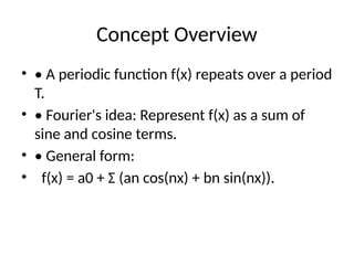 Sample Generated Fourier Series Presentation | PPT