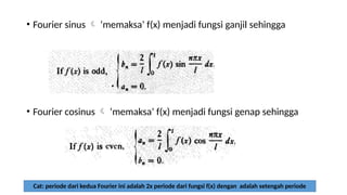 Fourier Sinus dan Cosinus advance engineering mathematics.pptx