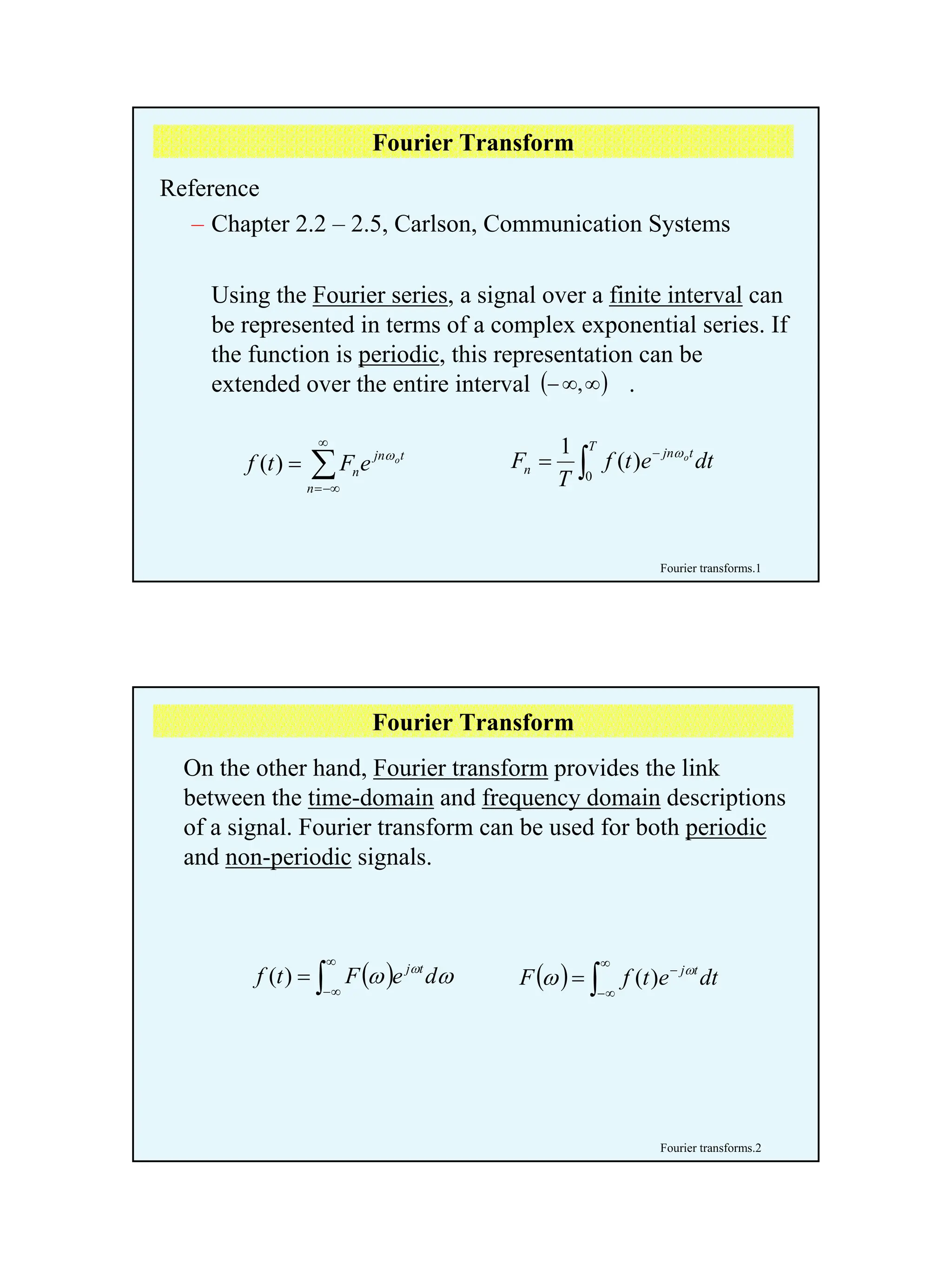 Fourier Transform ppt and material for mathematics subject | PDF