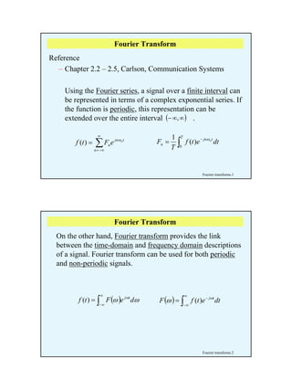 Fourier Transform ppt and material for mathematics subject | PDF