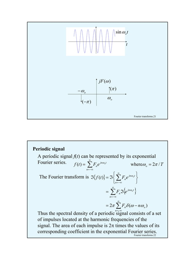 Fourier Transform ppt and material for mathematics subject | PDF