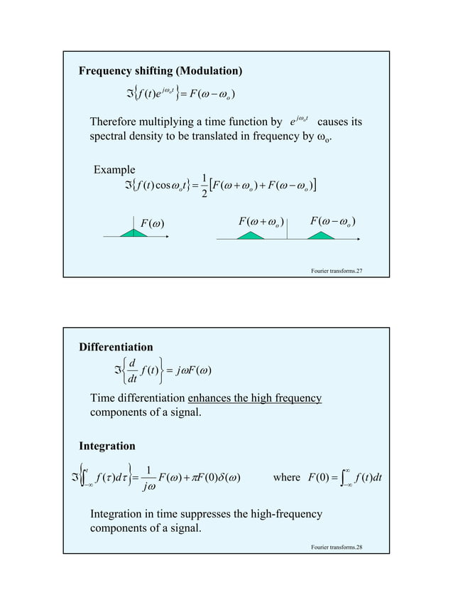 Fourier Transform Ppt And Material For Mathematics Subject Pdf