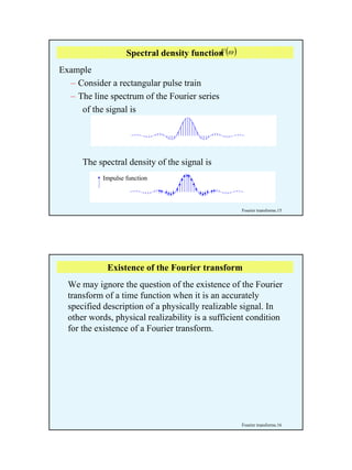 Fourier Transform ppt and material for mathematics subject | PDF