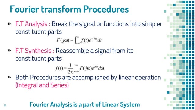 EC8352- Signals and Systems - Unit 2 - Fourier transform | PPTX | Physics | Science