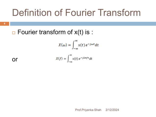 Fourier transform is very Transform.pptx