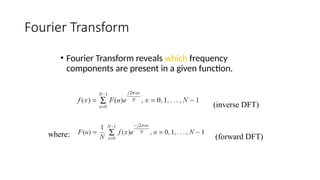 Fourier transform for image processing.pptx
