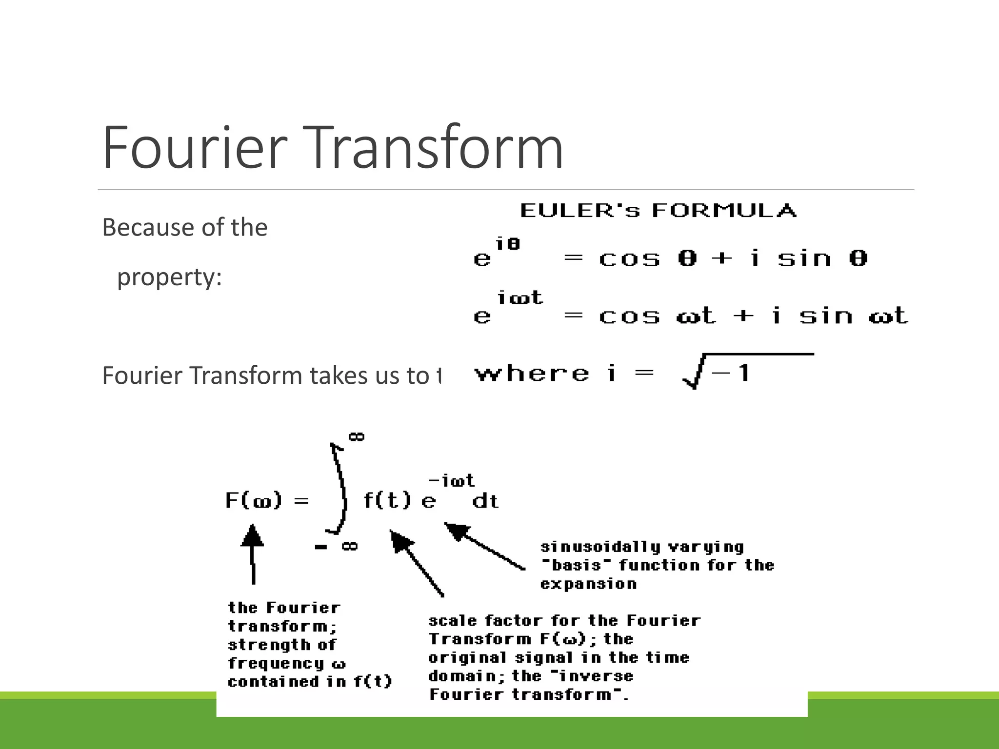 Fourier transforms | PPTX