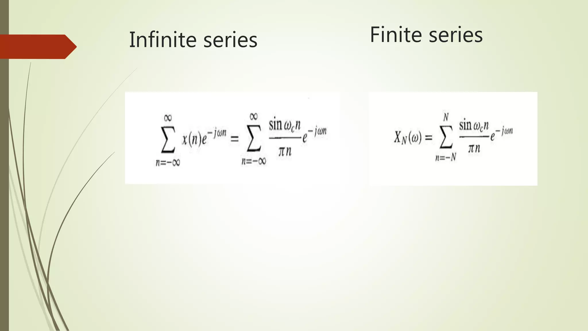 Fourier transform convergence | PPTX