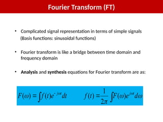 signals and systems Unit 2 basics fourier transformm.pptx