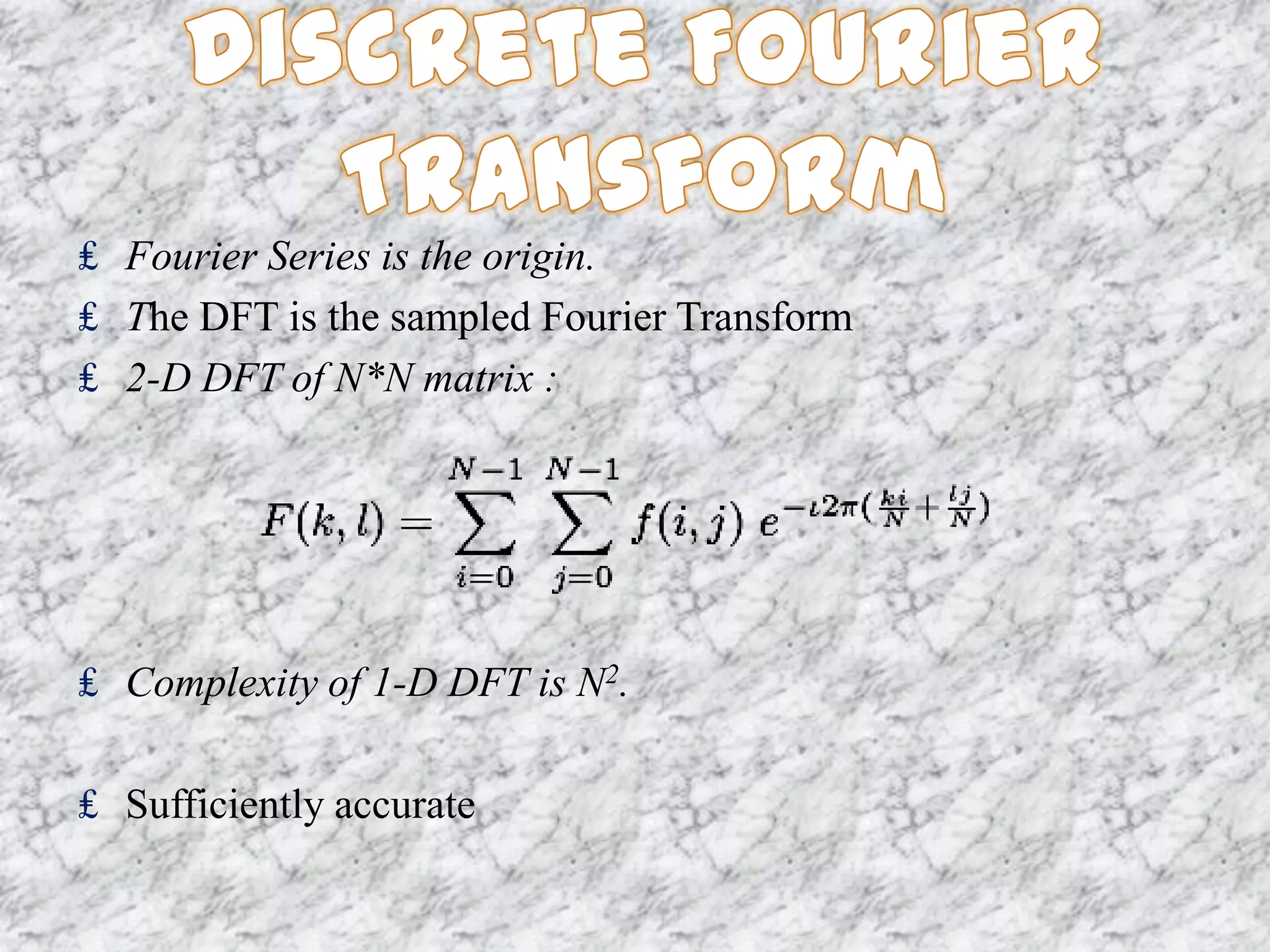 Fourier transform | PPT
