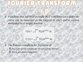 Fourier transform | PPT