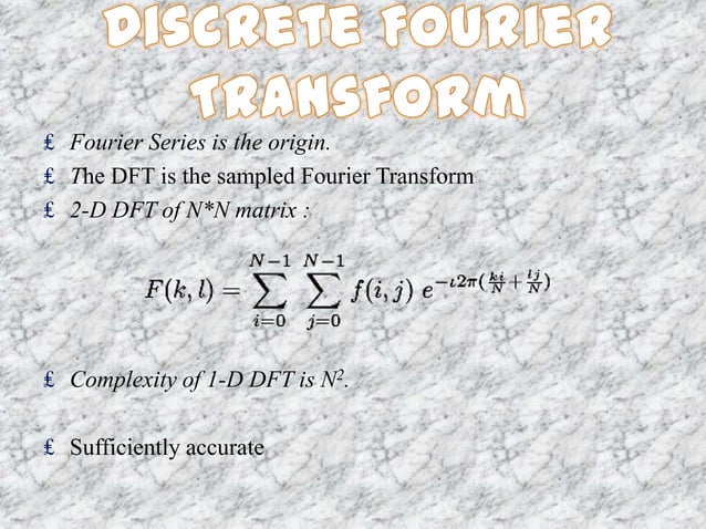 Fourier transform | PPT