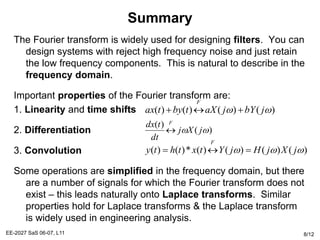 Properties of Fourier transform | PPTX