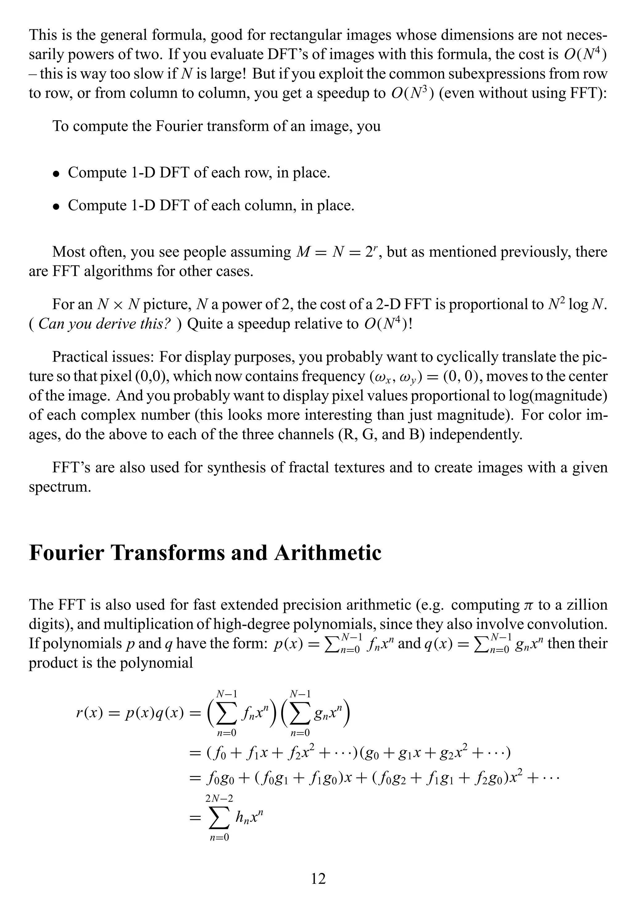 Fourier transforms & fft algorithm (paul heckbert, 1998) by tantanoid | PDF