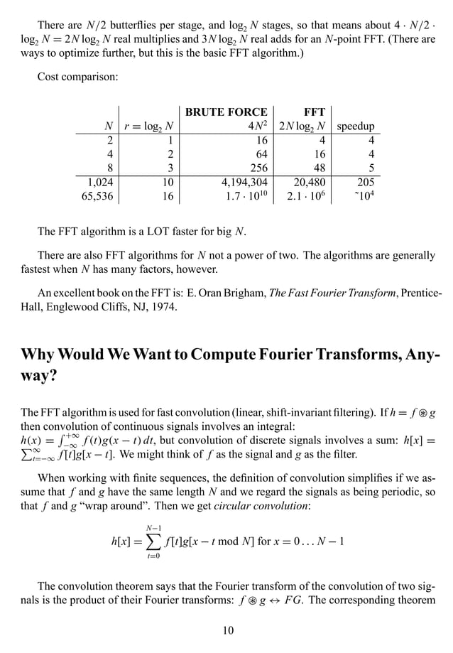 Fourier transforms & fft algorithm (paul heckbert, 1998) by tantanoid | PDF