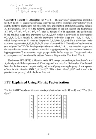Fourier transforms & fft algorithm (paul heckbert, 1998) by tantanoid | PDF