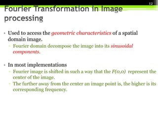 Fourier transforms | PPTX