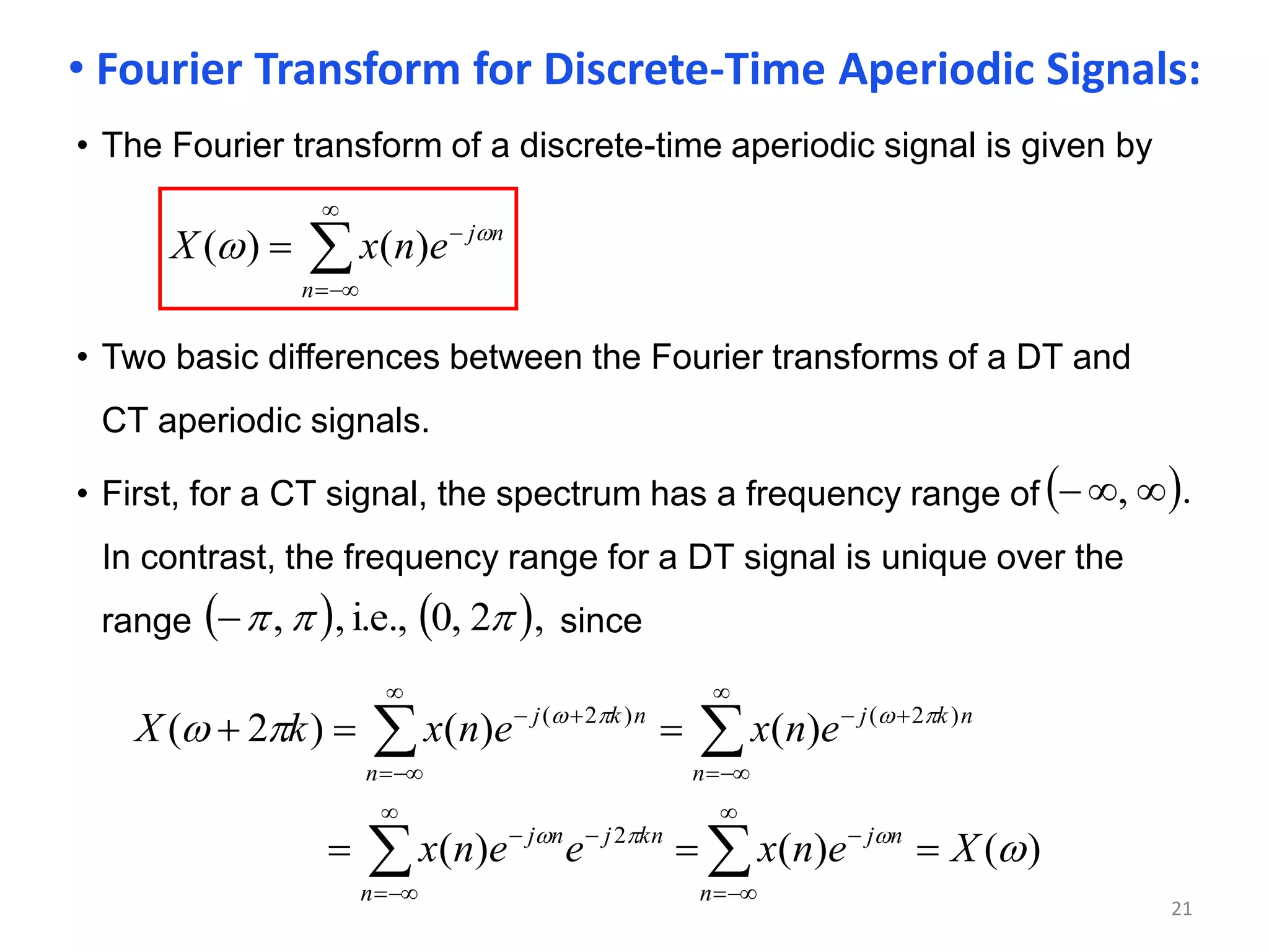 Fourier analysis of signals and systems | PPT
