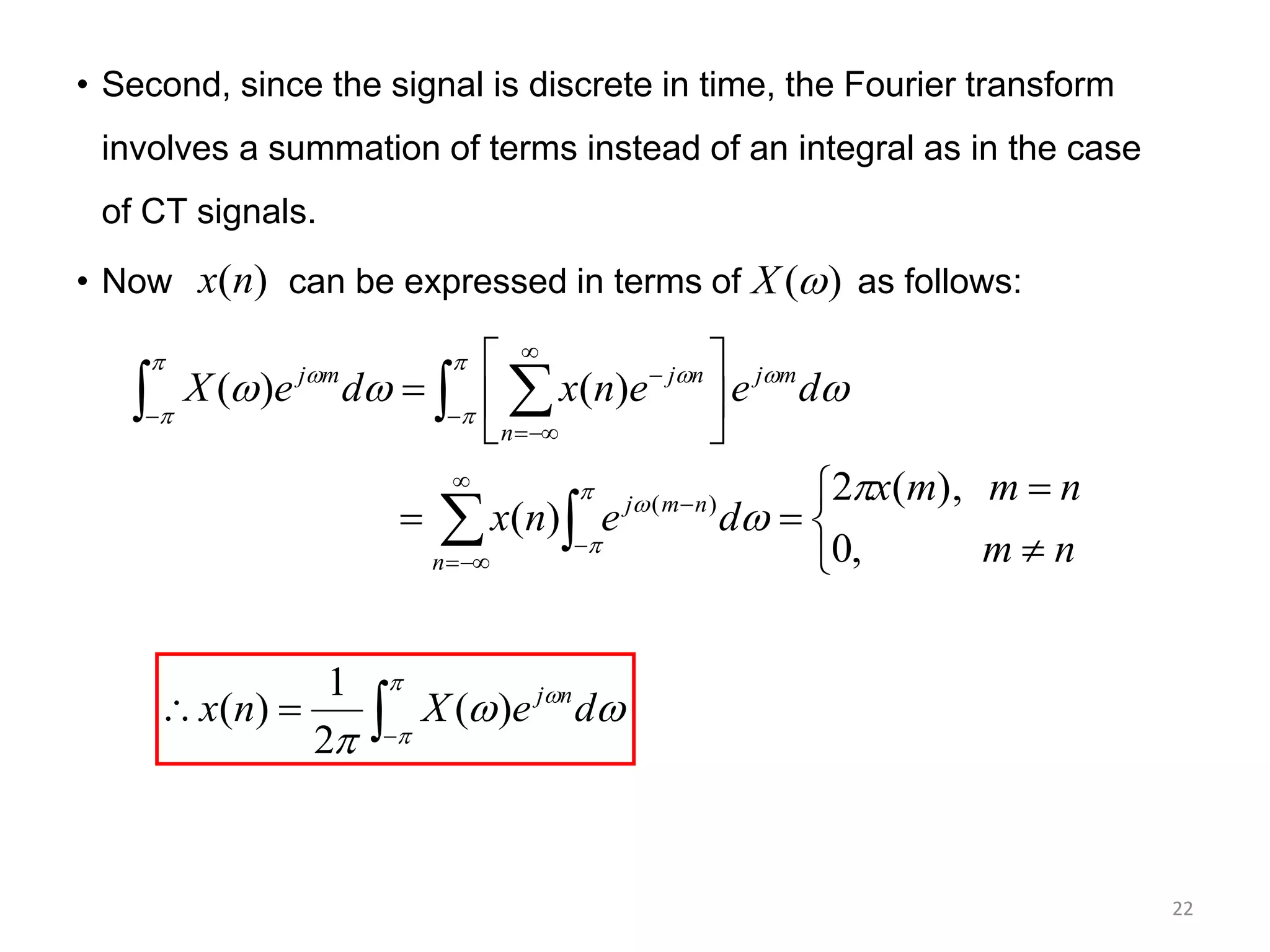 Fourier analysis of signals and systems | PPT