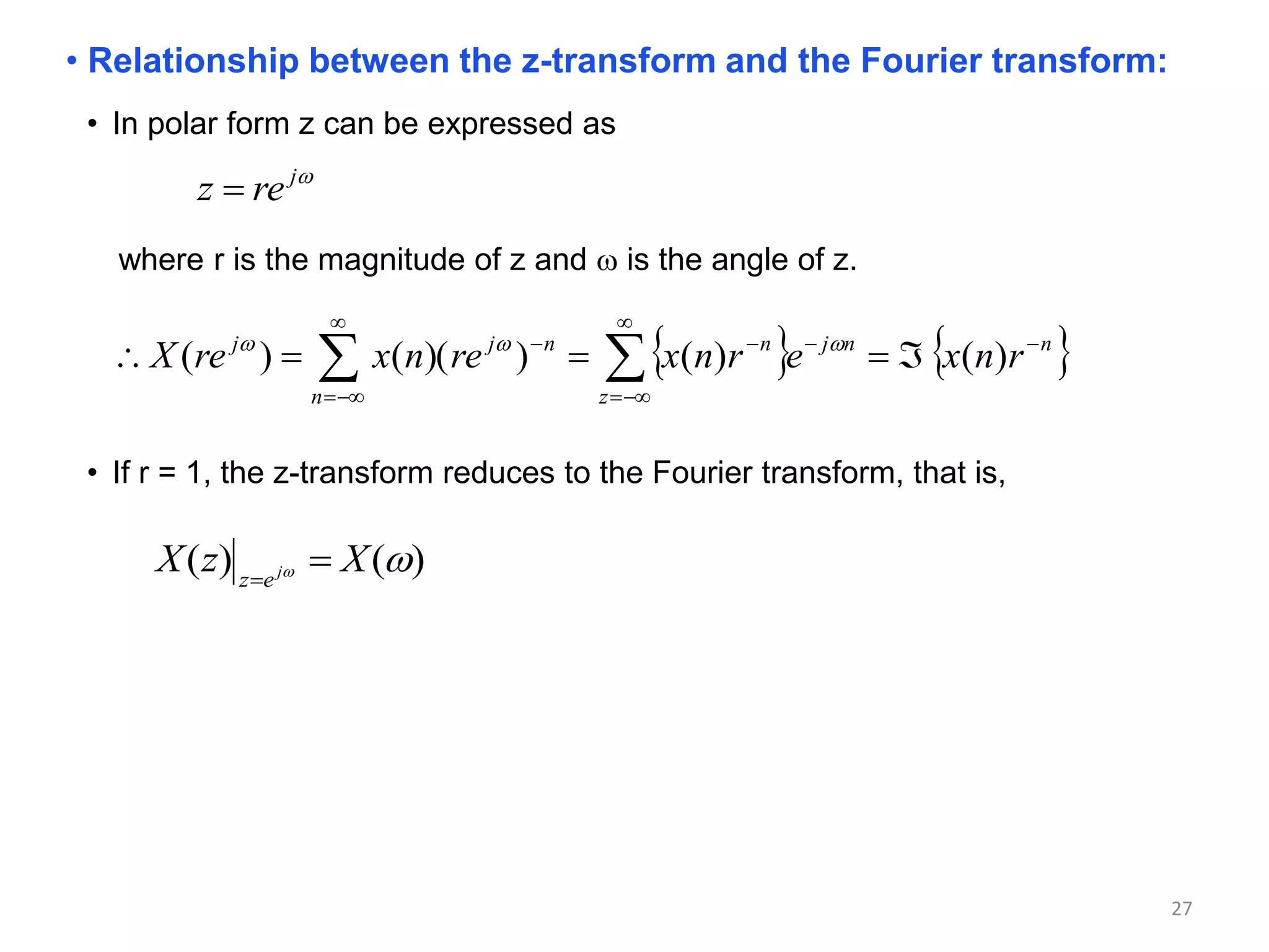 Fourier analysis of signals and systems | PPT