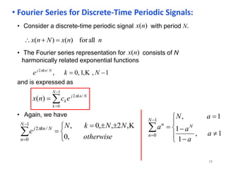 Fourier analysis of signals and systems | PPT