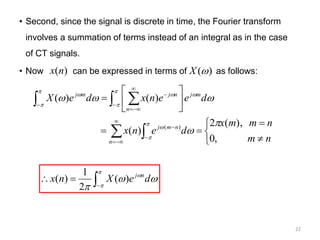 Fourier analysis of signals and systems | PPT