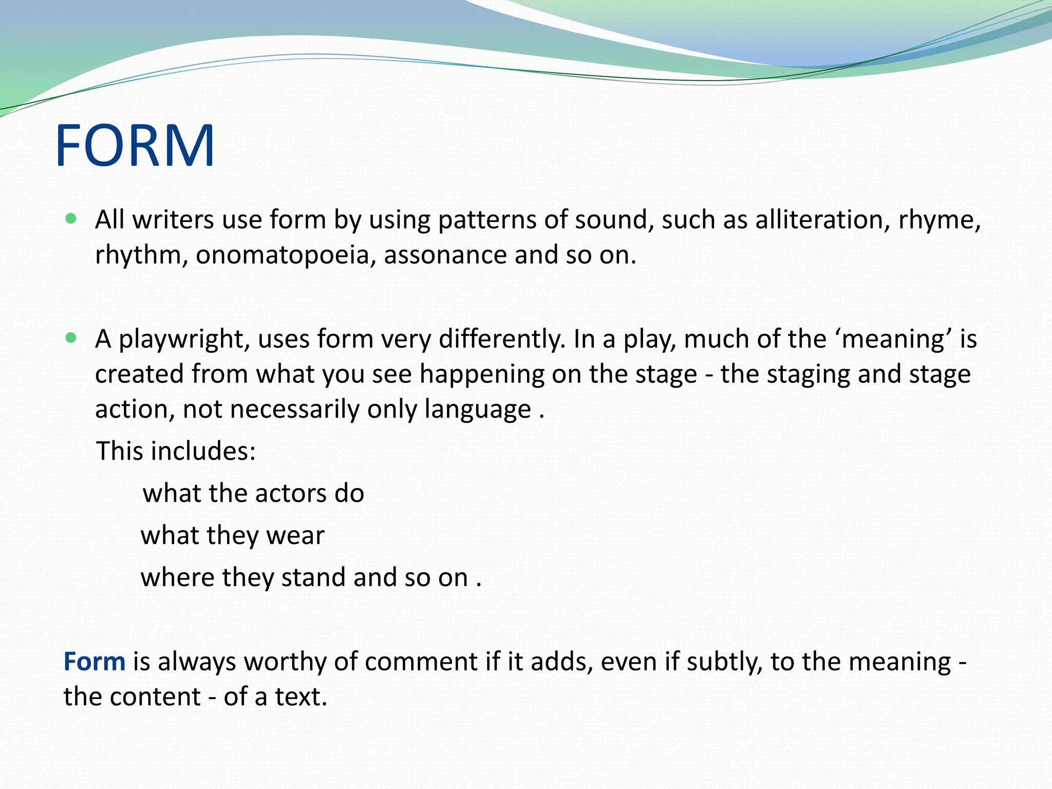 Four key aspects that will help form the basis of an essay. | PPTX