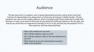 Four key concepts of media studies | PPTX