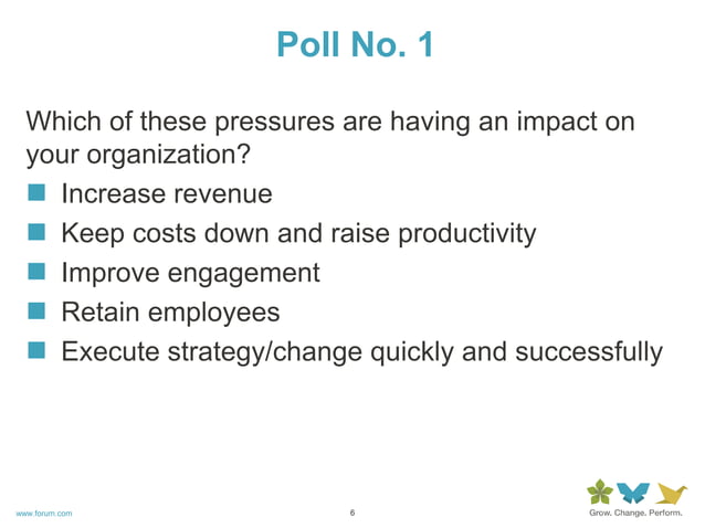 Forum's 4 Keys to Effective First-Line Leadership | PPT