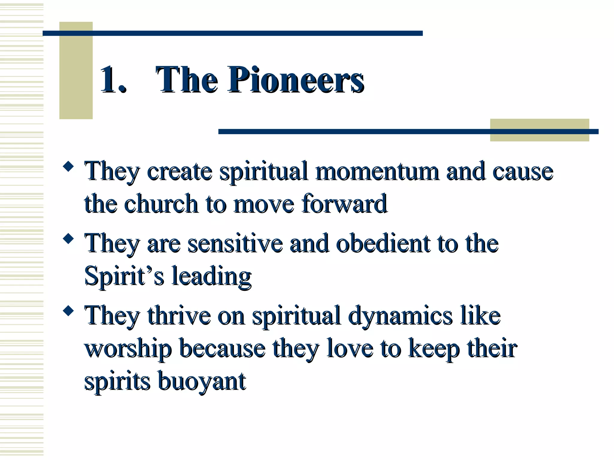 Four kinds of believers in the church today | PPT